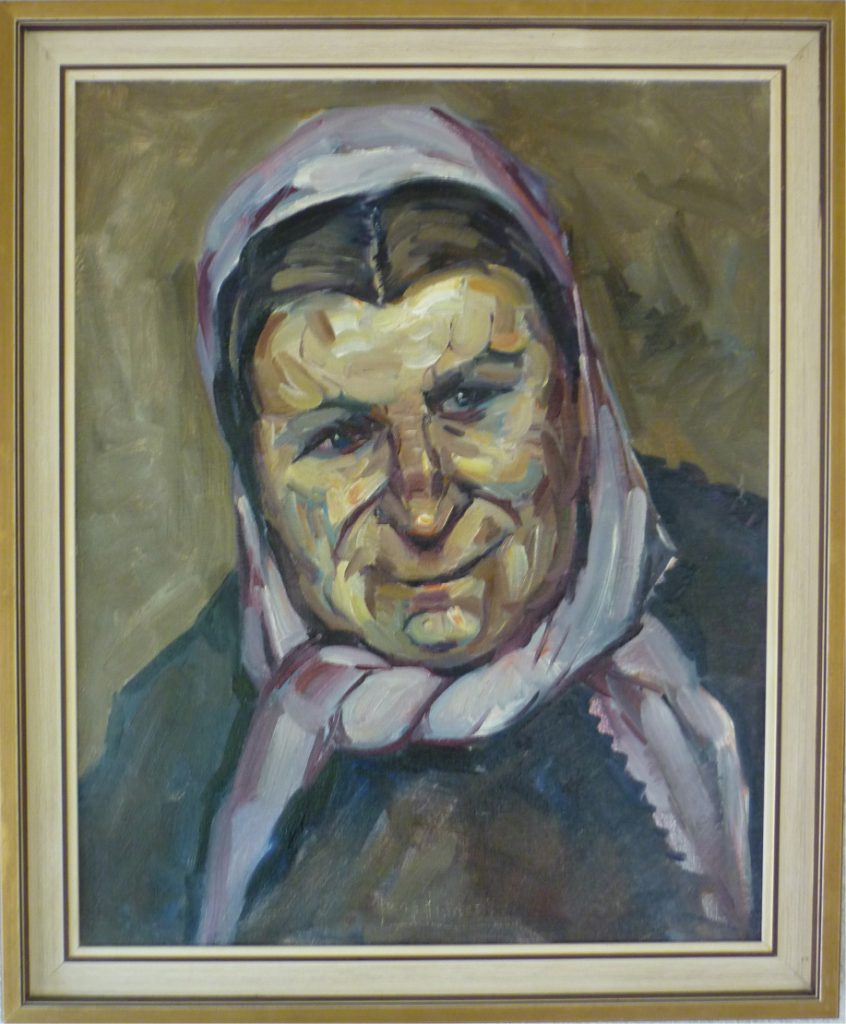 Jaap Hiddink - Boerin met hoofddoek - Kunsthandel Nunspeet